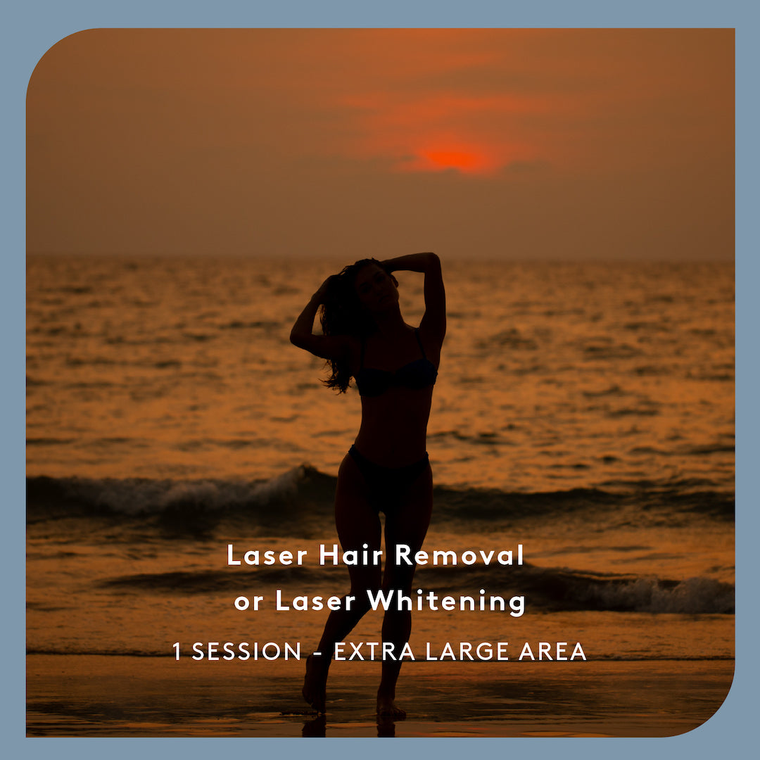 Laser Hair Removal or Laser Whitening - 1 Session - Extra Large Area ...